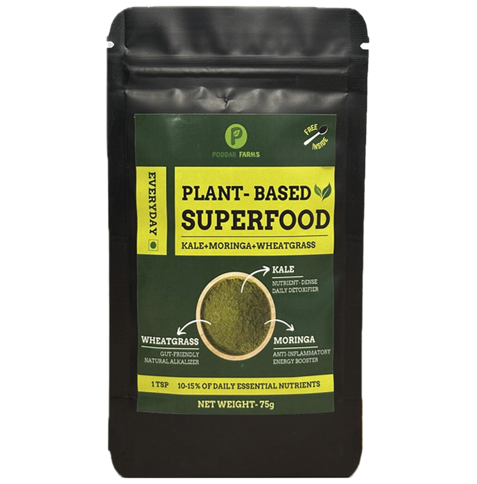 Poddar Farms Everyday Plant-Based Superfood Powder: Buy packet of 75.0 ...
