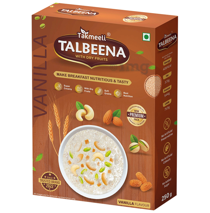 Takmeeli Talbeena with Dry Fruits Vanilla: Buy box of 250.0 gm Powder ...