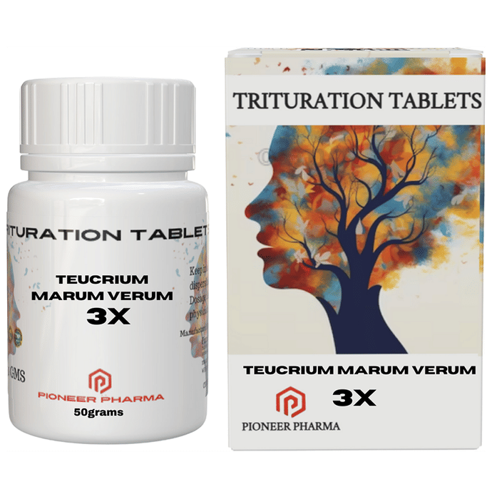 Pioneer Pharma Teucrium Marum Trituration Tablet 3X: Buy bottle of 50.0 ...