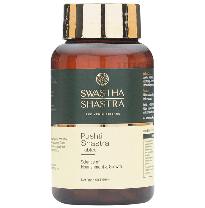 Swastha Shastra Pushti Shastra Weight Gain Tablet: Buy bottle of 60.0 ...