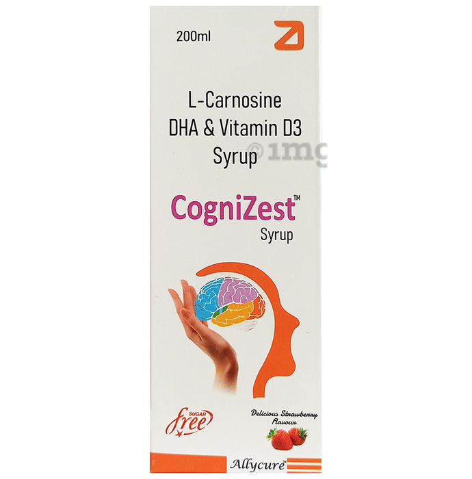 Cognizest Syrup Delicious Strawberry Sugar Free: Buy bottle of 200.0 ml ...