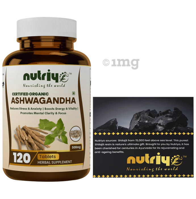 Nutriyo Nourishing The World Combo Pack of Ashwagandha Tablet (120 ...