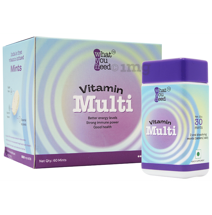 What You Need Multi Vitamin Mints (30 Each): Buy box of 2.0 bottles at ...