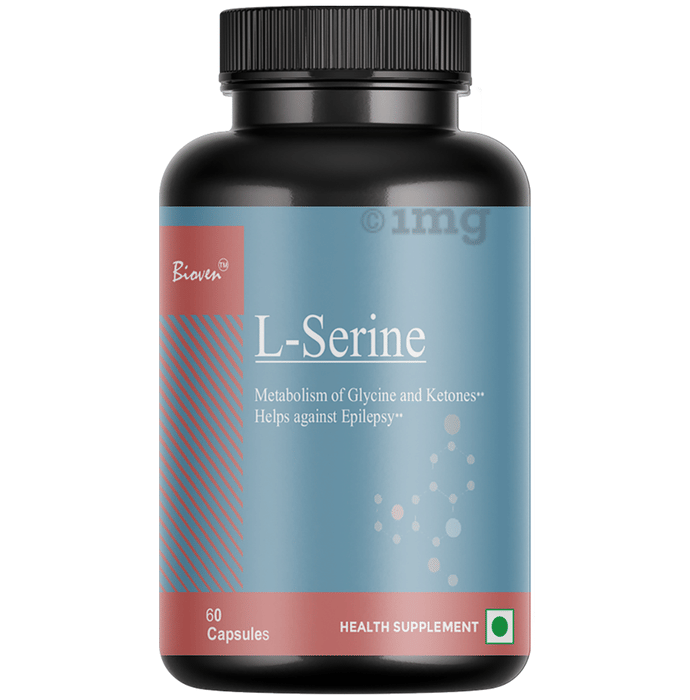 Bioven L-Serine Capsule: Buy bottle of 60.0 capsules at best price in ...