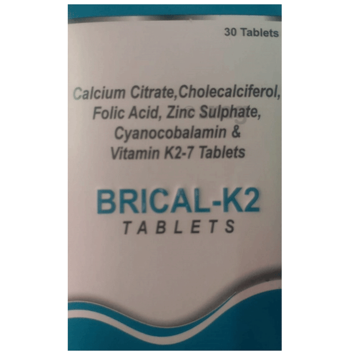 Brical-K2 Tablet: Buy bottle of 30.0 tablets at best price in India | 1mg