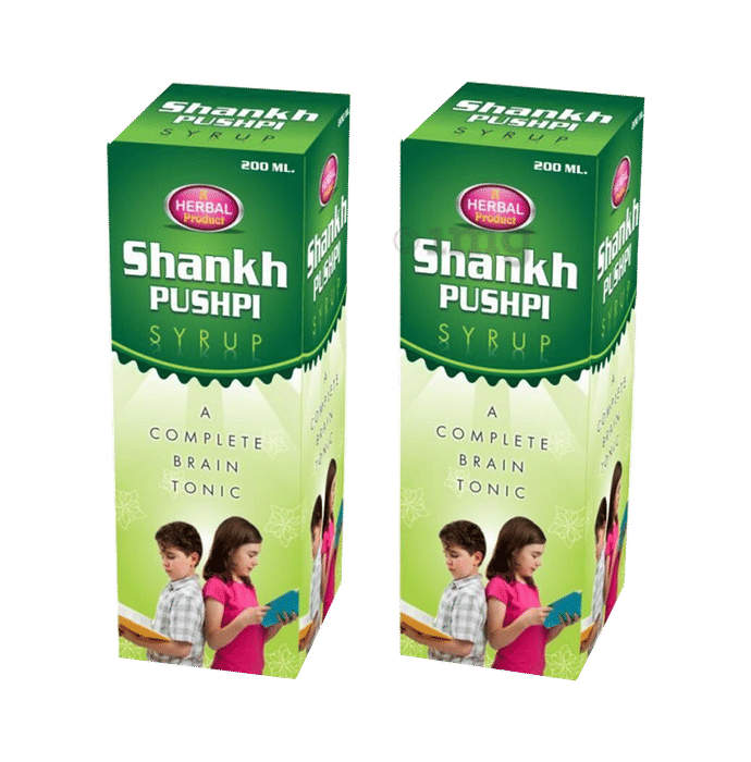 S.P Pharmaceuticals Shankh Pushpi Syrup (200ml Each): Buy combo pack of ...