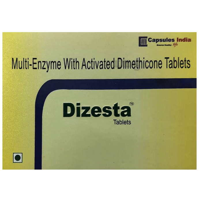 Dizesta Tablet: Buy strip of 10.0 tablets at 𝗯𝗲𝘀𝘁 𝗽𝗿𝗶𝗰𝗲 in India | 1mg