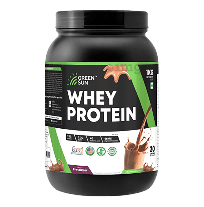 Green Sun Whey Protien Powder: Buy jar of 1.0 kg Powder at best price ...