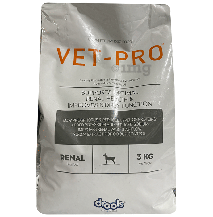 Drools Vet-Pro Renal Adult Dog Dry Food: Buy packet of 3.0 kg Pet Food ...