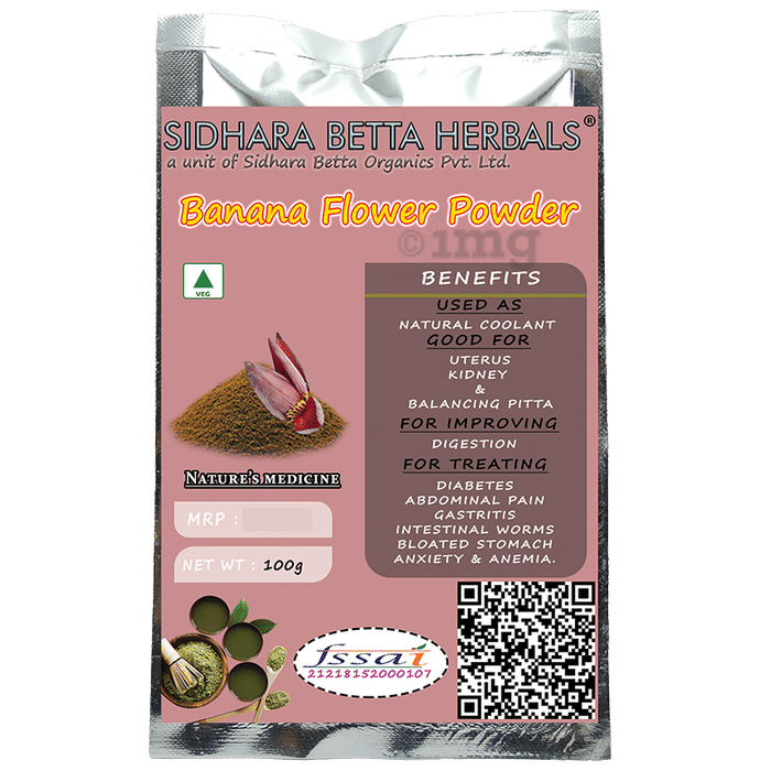 Sidhara Betta Herbals Banana Flower Powder: Buy packet of 100.0 gm ...