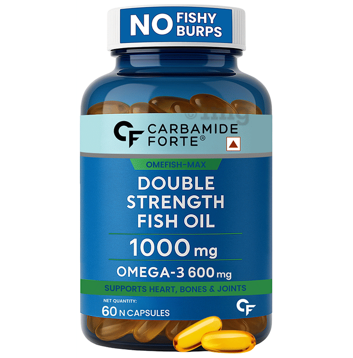 Carbamide Forte Omefish-Max Double Strength Fish Oil 1000mg Capsule ...