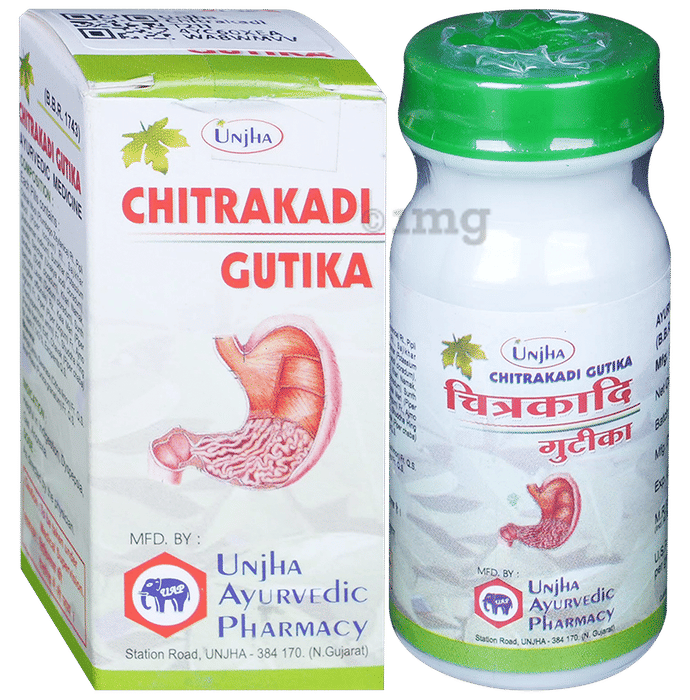 Unjha Chitrakadi Gutika Tablet (10gm Each): Buy combo pack of 2.0 ...