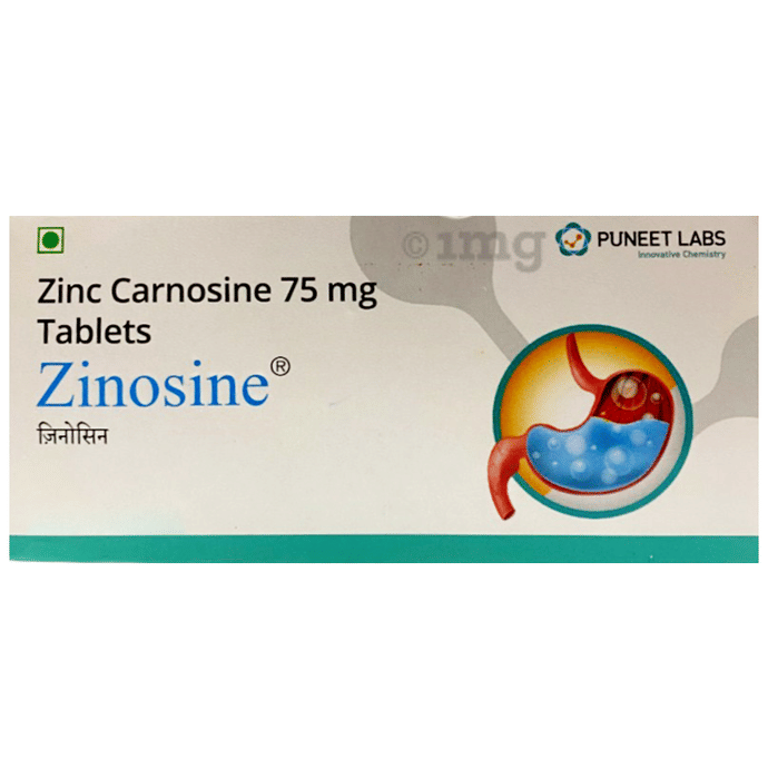 Zinosine 75mg Tablet: Buy strip of 10.0 tablets at best price in India ...