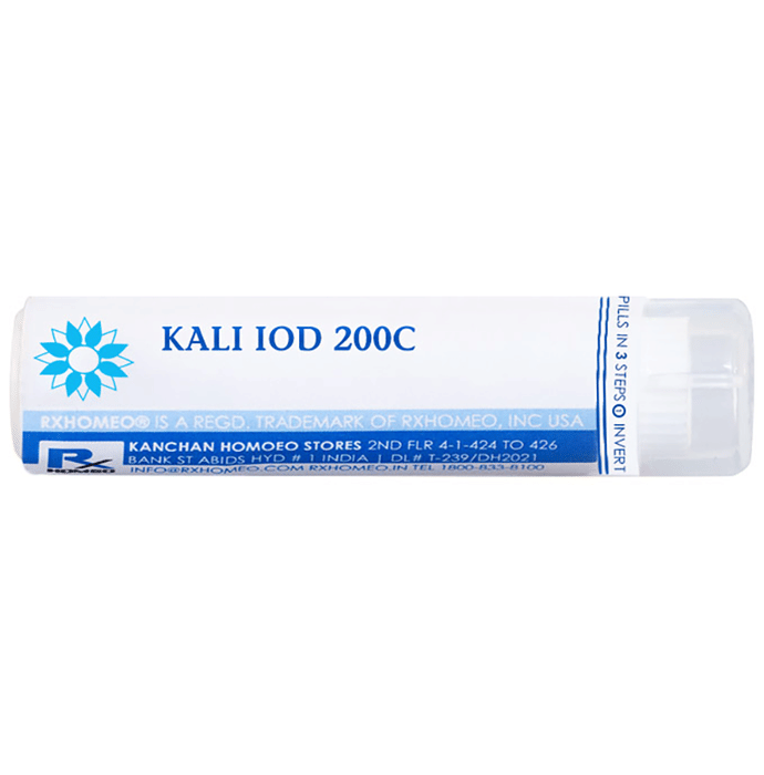 Rxhomeo Kali Iod 200C: Buy bottle of 250.0 pellets at best price in ...