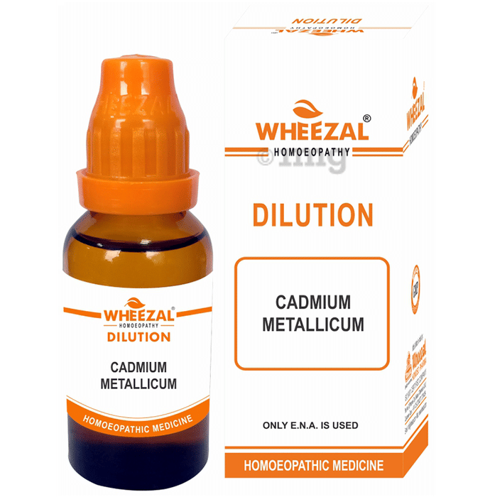 Wheezal Cadmium Metallicum Dilution 50M: Buy bottle of 30.0 ml Dilution at best price in India | 1mg
