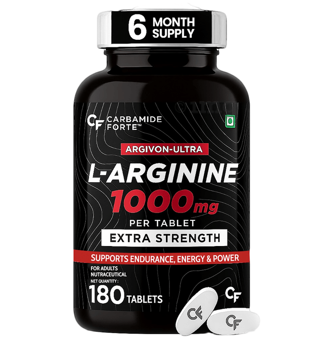 Carbamide Forte Argivon-Ultra L-Arginine 1000mg Tablet: Buy bottle of ...
