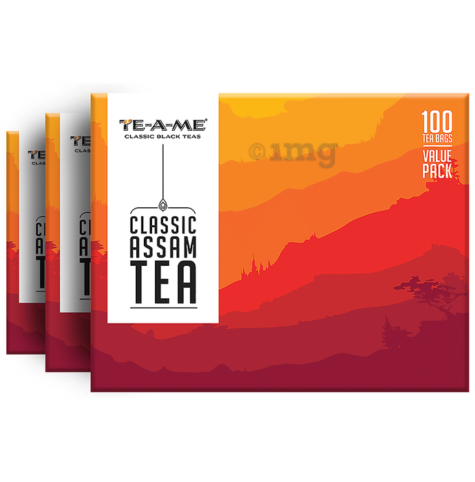 TE-A-ME Classic Assam Black Tea Bags (100 Each): Buy combo pack of 3.0 ...