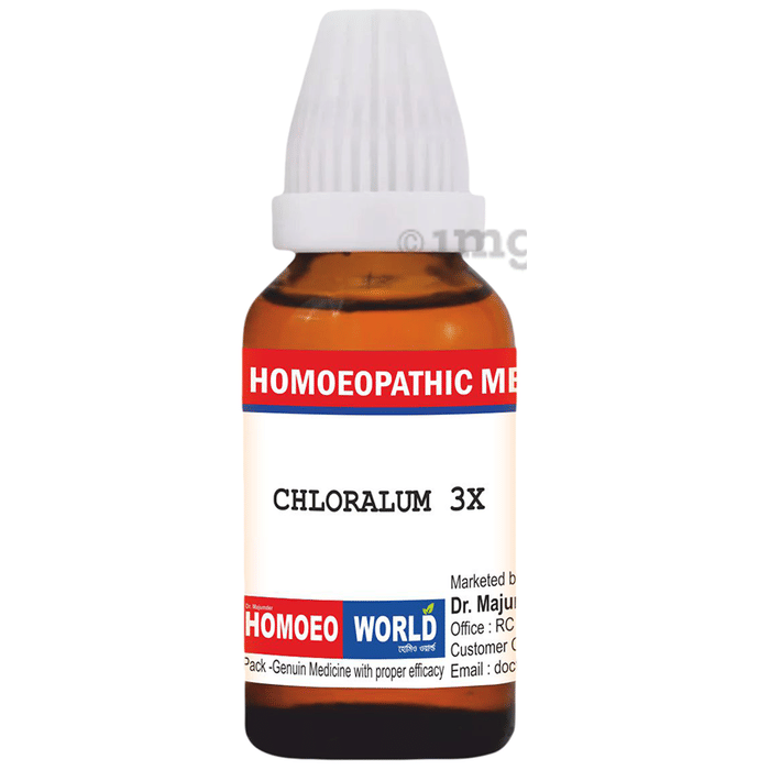 Dr. Majumder Homeo World Chloralum Dilution (30ml Each) 3X: Buy combo ...