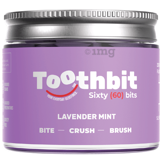 Toothbit Lavender Mint Tablet: Buy jar of 60.0 tablets at best price in ...