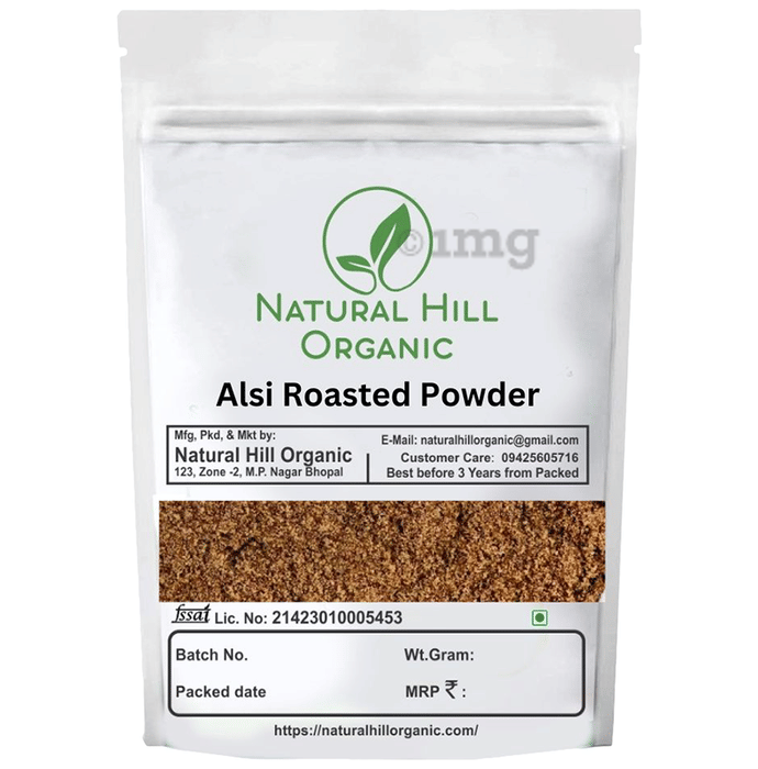 Natural Hill Organic Alsi Roasted Powder: Buy packet of 100.0 gm Powder ...