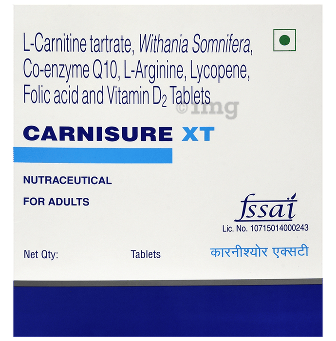 Carnisure XT Tablet For Adults: Buy strip of 15.0 tablets at best price ...