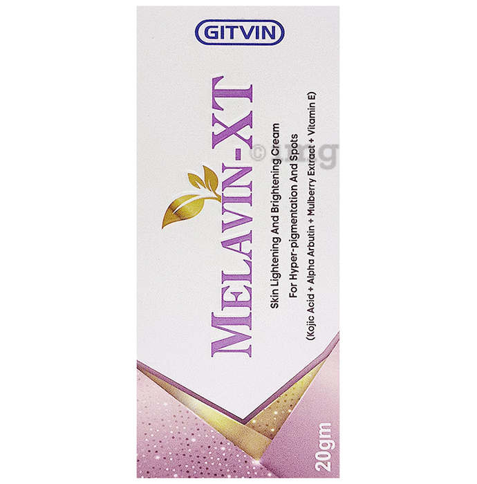 Gitvin Melavin-XT Skin Lightening and Brightening Cream: Buy tube of 20 ...