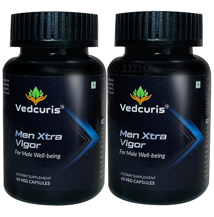 Vedcuris Xtra Vigor Veg Capsules (60 Each): Buy bottle of 2.0 vegicaps ...