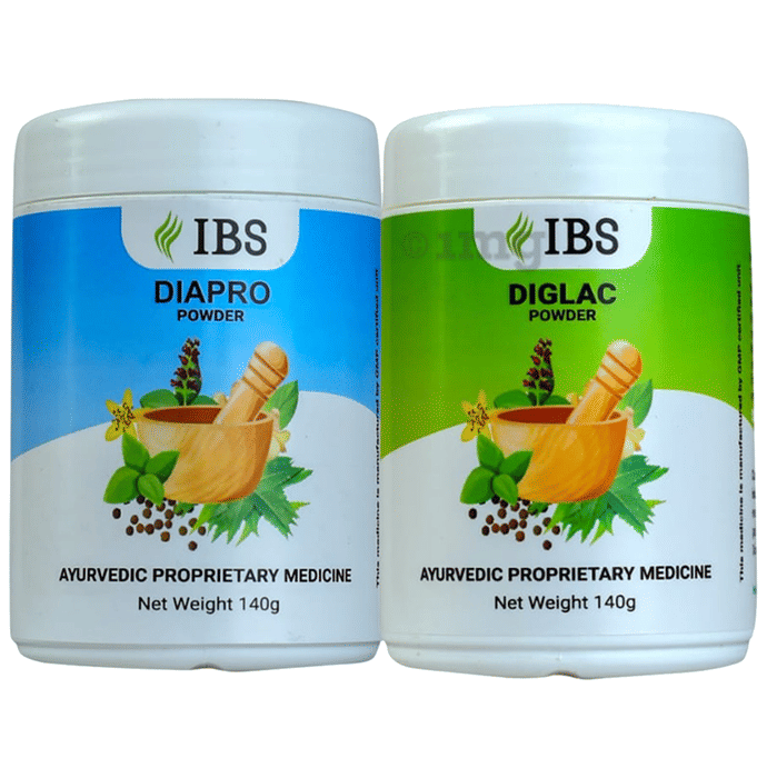 Combo Pack of IBS Diapro Powder & Diglac Powder (140gm Each): Buy combo ...