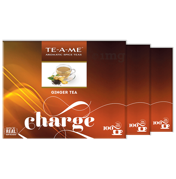 TE-A-ME Ginger Tea Bags (100 Each): Buy combo pack of 3.0 Packs at best ...