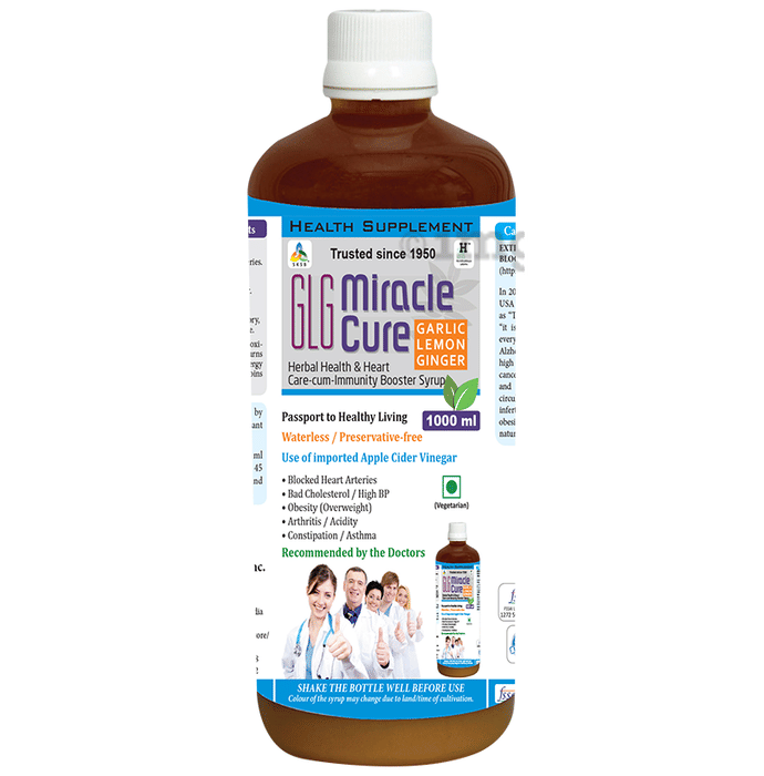 SKSB Garlic Lemon Ginger Miracle Cure Syrup: Buy bottle of 1000.0 ml ...
