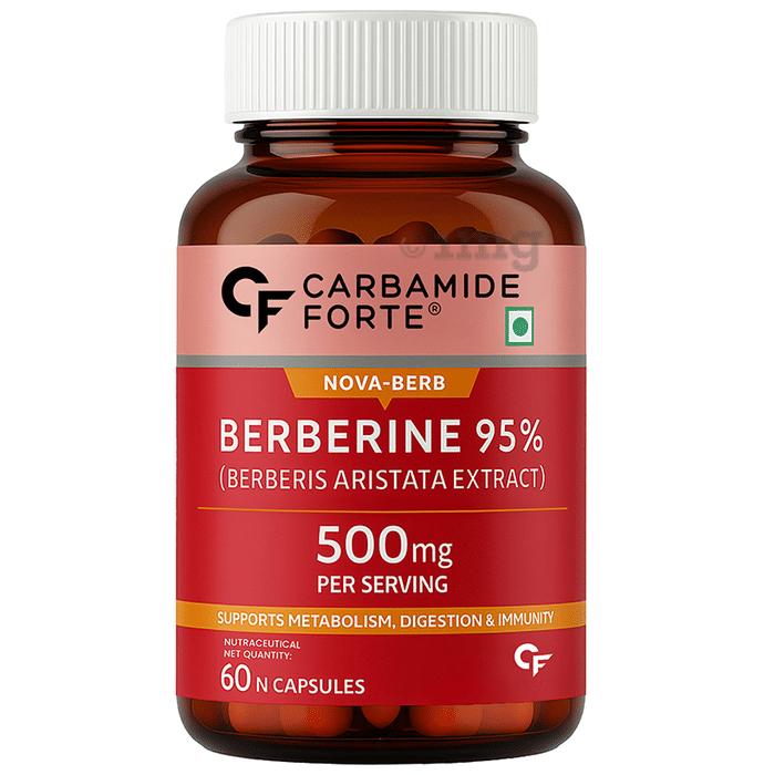Carbamide Forte Nova-Berb Berberine 95% 500mg Tablet: Buy bottle of 60. ...