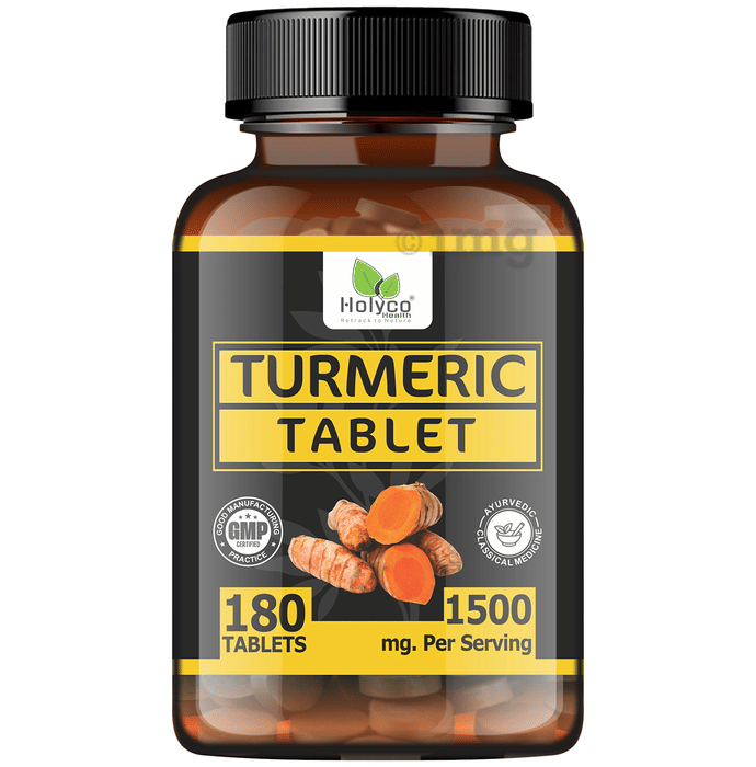 Holyco Health Turmeric Tablet: Buy bottle of 180.0 tablets at best ...