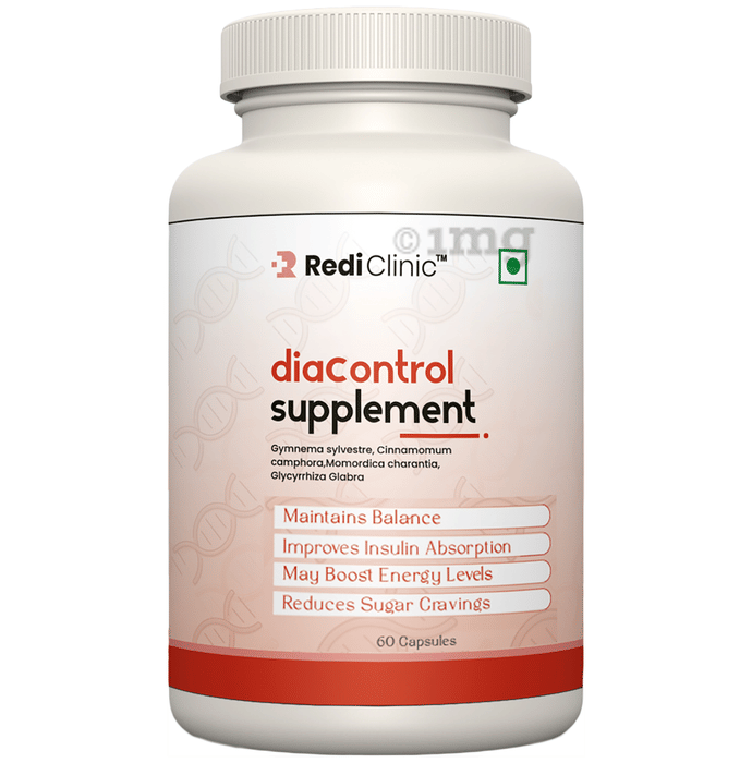 Redi Clinic Diacontrol Supplement Capsule: Buy bottle of 60.0 capsules ...