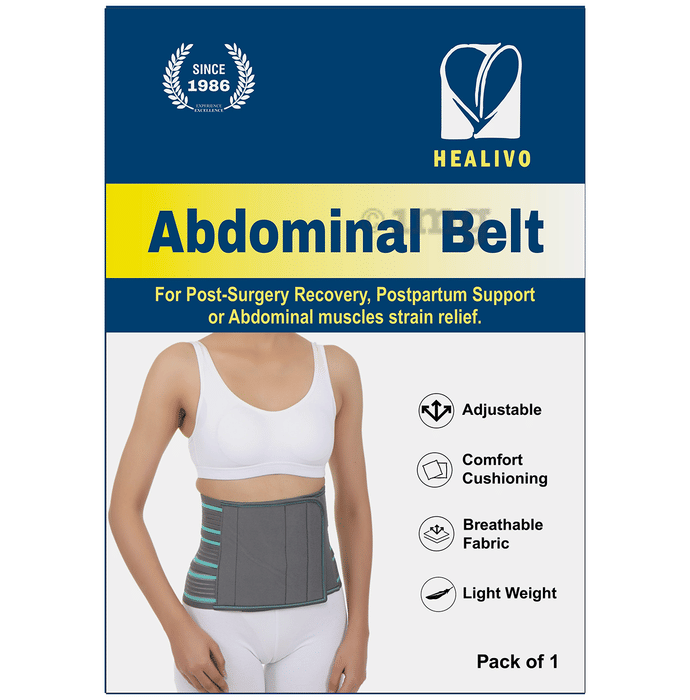 Healivo 3 Panel Abdominal Belt for Post-Surgery Recovery, Postpartum ...