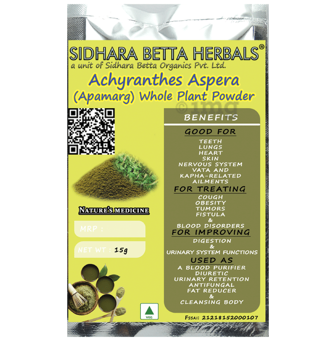 Sidhara Betta Herbals Achyranthes Aspera Whole Plant Powder: Buy packet ...