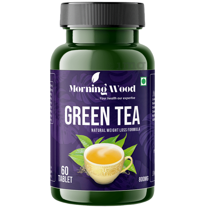 Morning Wood Green Tea 800mg Tablet: Buy bottle of 60.0 tablets at best ...