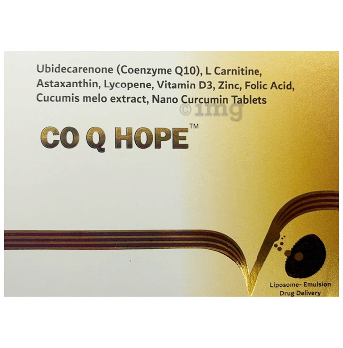 CO Q Hope Tablet: Buy strip of 10.0 tablets at best price in India | 1mg