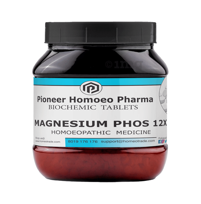 Pioneer Pharma Magnesium Phos 12X Biochemic Tablet: Buy bottle of 450 ...