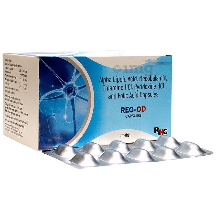 Reg-OD Capsule: Buy strip of 10.0 capsules at best price in India | 1mg
