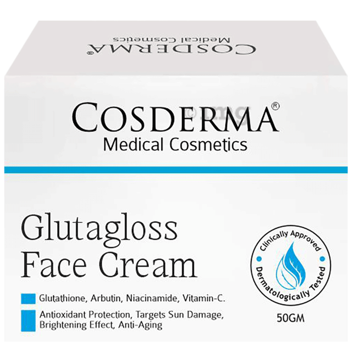 Cosderma Glutagloss Face Cream: Buy jar of 50.0 gm Cream at 𝗯𝗲𝘀𝘁 𝗽𝗿𝗶𝗰𝗲 ...
