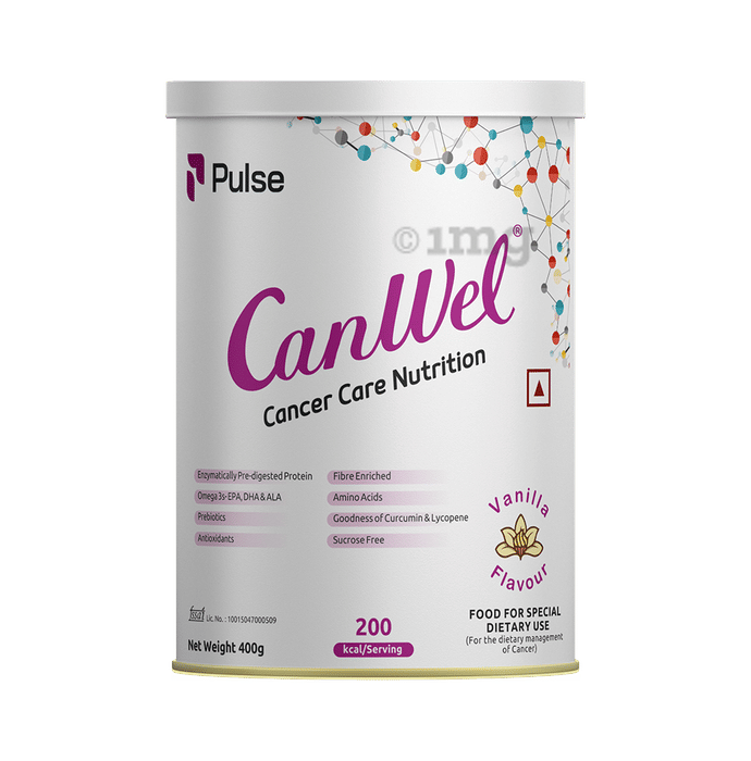 Pulse Canwel Cancer Care Nutrition Powder Vanilla: Buy Tin of 400 gm ...