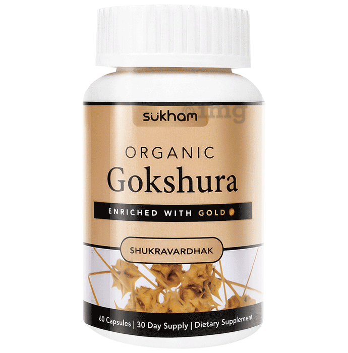 Sukham Gokshura Capsule: Buy bottle of 60.0 capsules at best price in ...