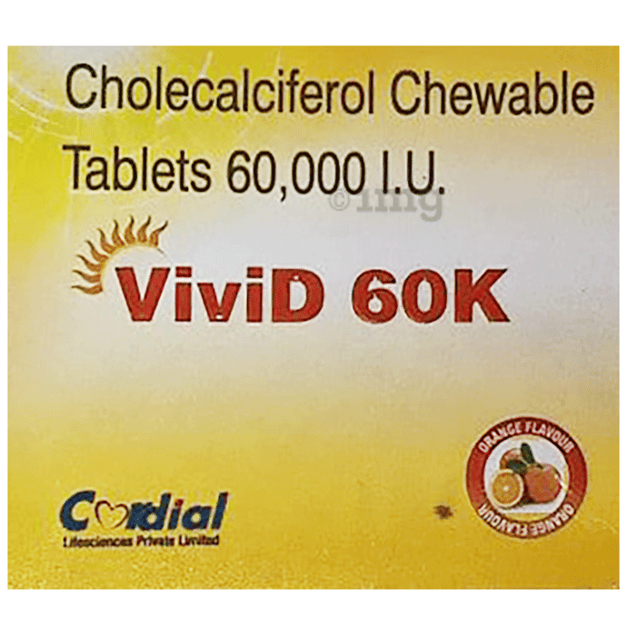 Vivid Tablet 60K Orange: Buy strip of 4.0 tablets at 𝗯𝗲𝘀𝘁 𝗽𝗿𝗶𝗰𝗲 in ...