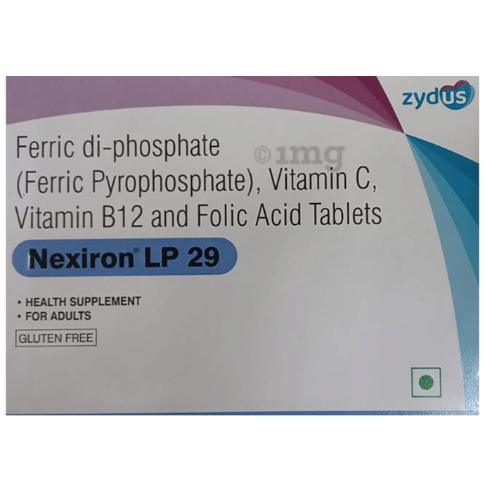 Nexiron LP 29 Tablet for Adults Gluten Free: Buy strip of 10.0 tablets ...