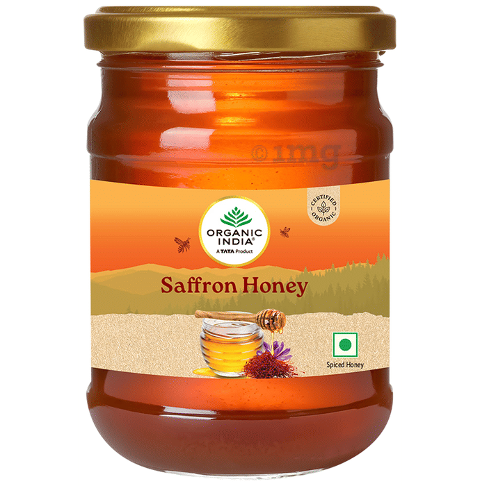 Organic India Saffron Honey: Buy jar of 125.0 gm Paste at best price in ...