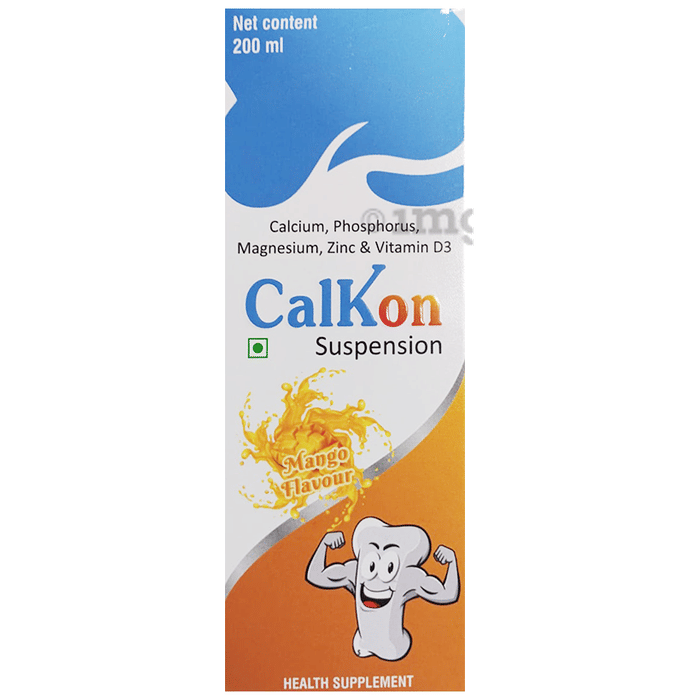 CalKon Oral Suspension Mango: Buy bottle of 200.0 ml Oral Suspension at ...