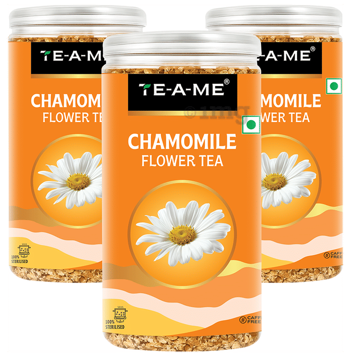 TE-A-ME Chamomile Flower Tea (100gm Each): Buy combo pack of 3.0 jar at ...