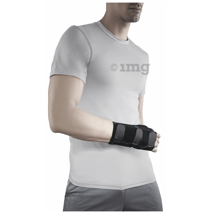 Vissco Core 0602 Elastic Wrist Splint (Short) Black Universal: Buy box ...
