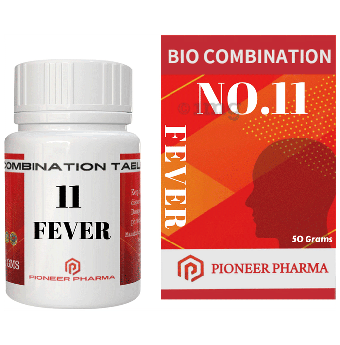 Pioneer Pharma Fever No 11 Biocombination Tablet: Buy bottle of 50.0 gm ...