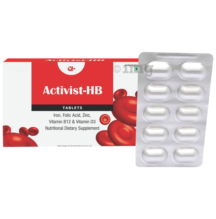 Activist -HB Tablet (10 Each): Buy combo pack of 3 strips at best price ...